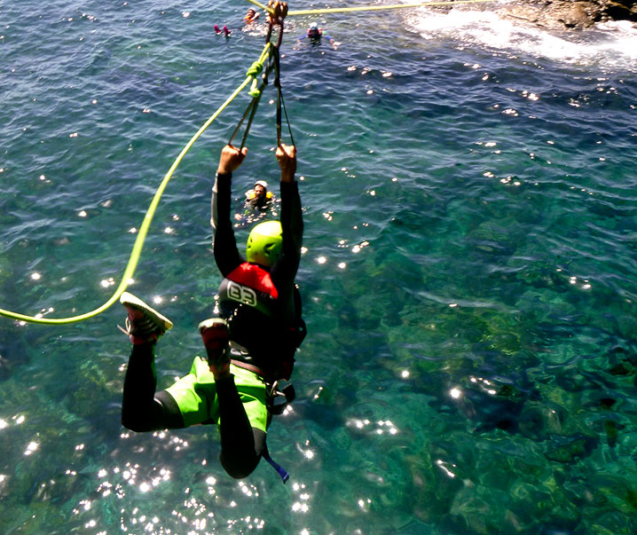 Coasteering in Gran Canaria, Cliff Jump, Via Ferrata, Zip Line - YesCanary